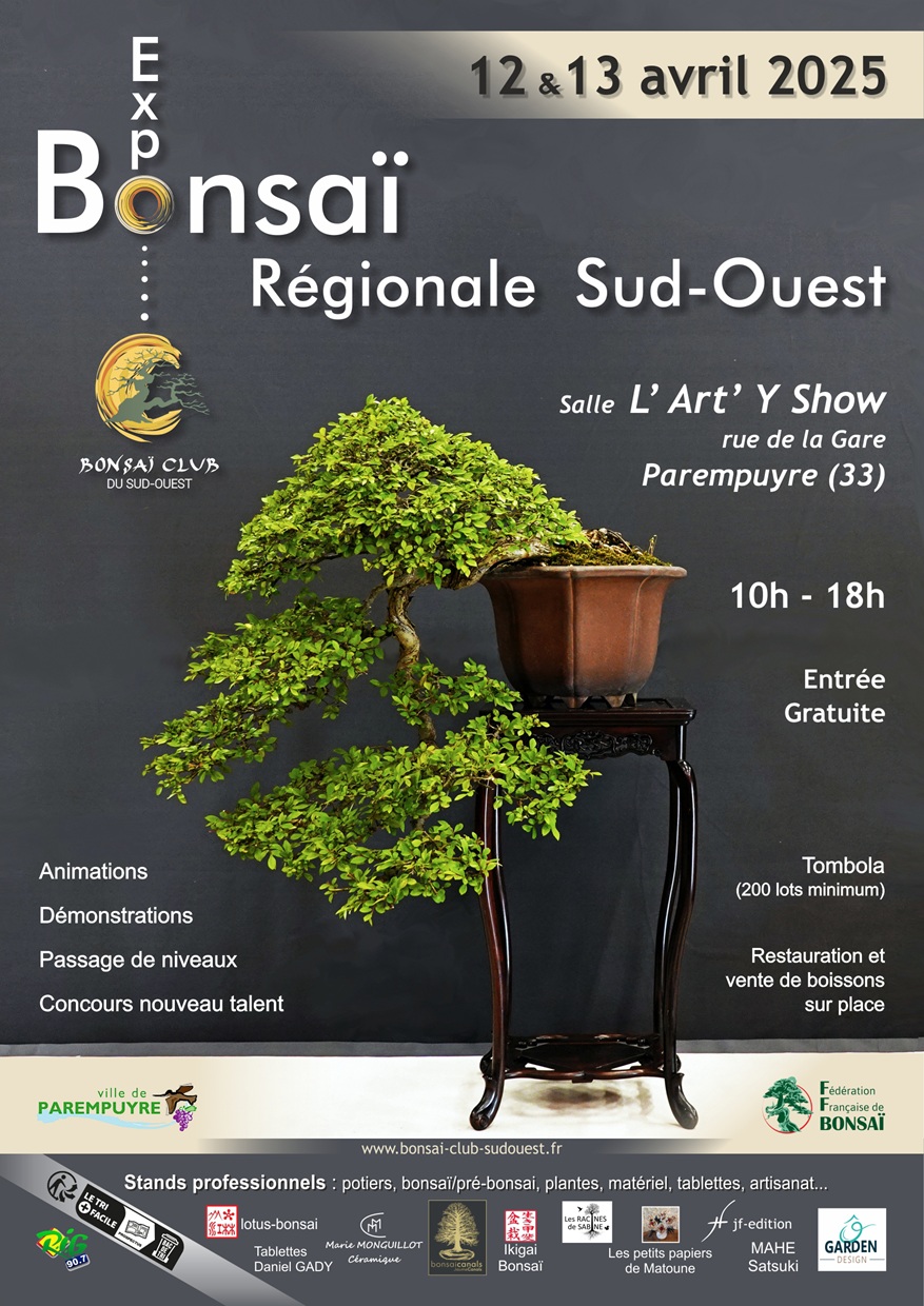 Exposition Régionale de Bonsaï Sud-Ouest 2026 à Parempuyre - Bonsai ...